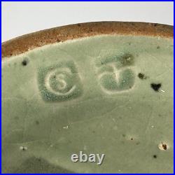 Wenford Bridge Seth Cardew Studio Pottery Vase Planter Green Glaze 16cm ...